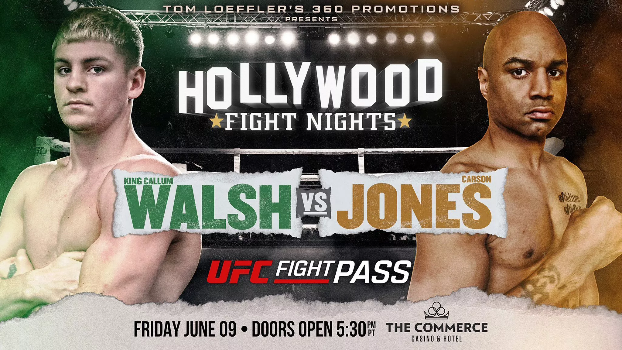 Callum Walsh vs Carson Jones el 9 de junio en Los Ángeles