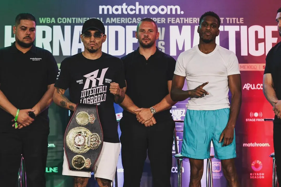 Todo listo entre Eduardo Hernández contra Thomas Mattice